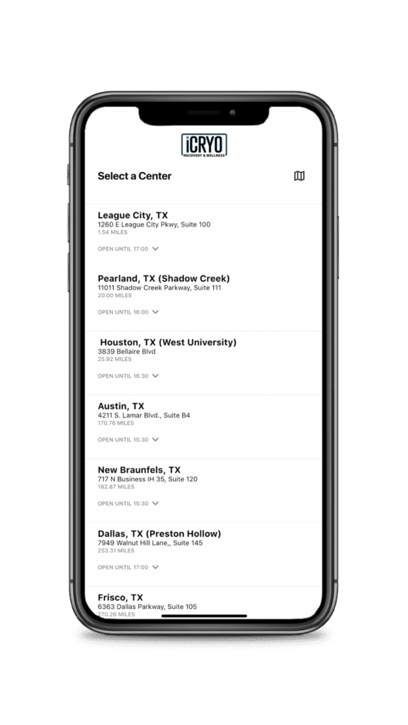iCRYO App | Easy Booking & Rescheduling | Mobile