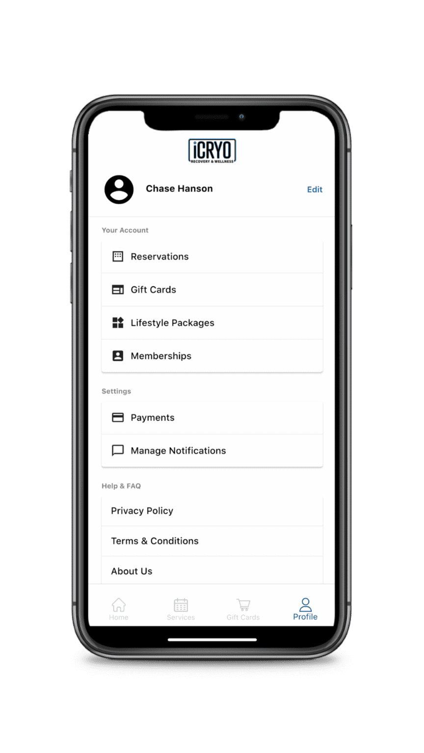 iCRYO App | Easy Booking & Rescheduling | Mobile
